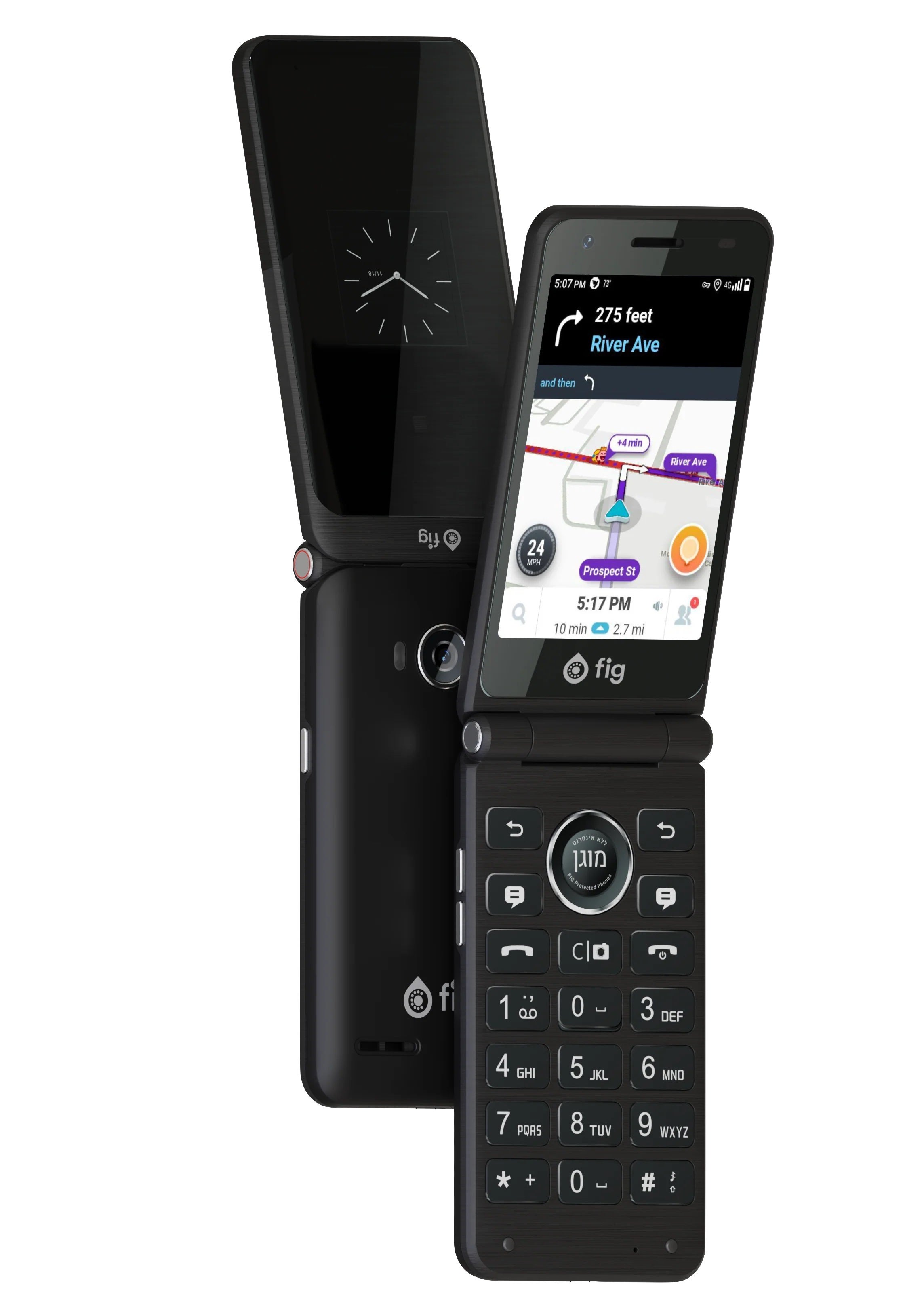 Fig Flip Kosher Phone | Safecell Kosher Phones